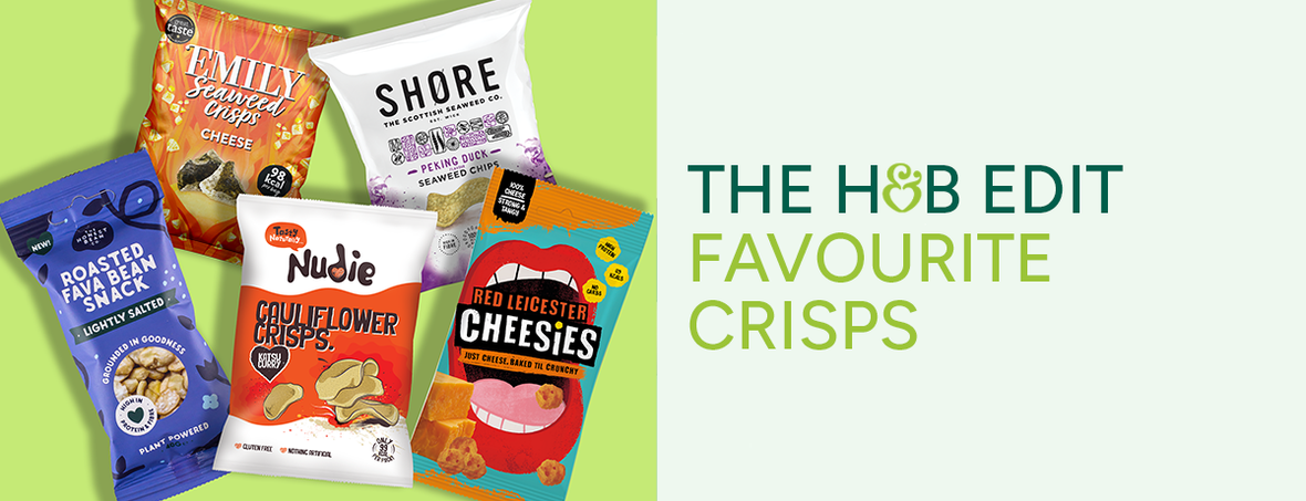 Our favourite healthy crisps | Healthy snacks | H&B