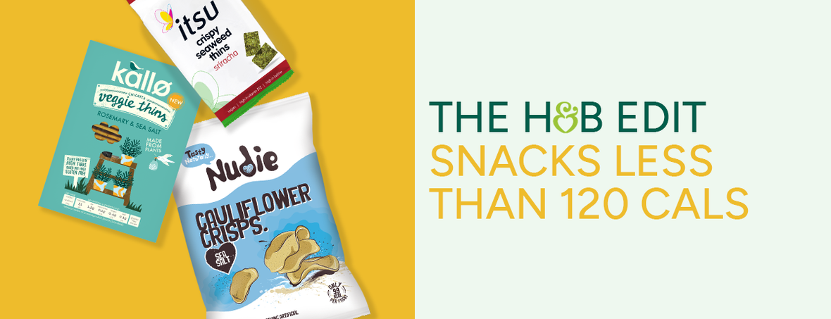 Satisfy your cravings with our top snacks, each with up to 120 calories